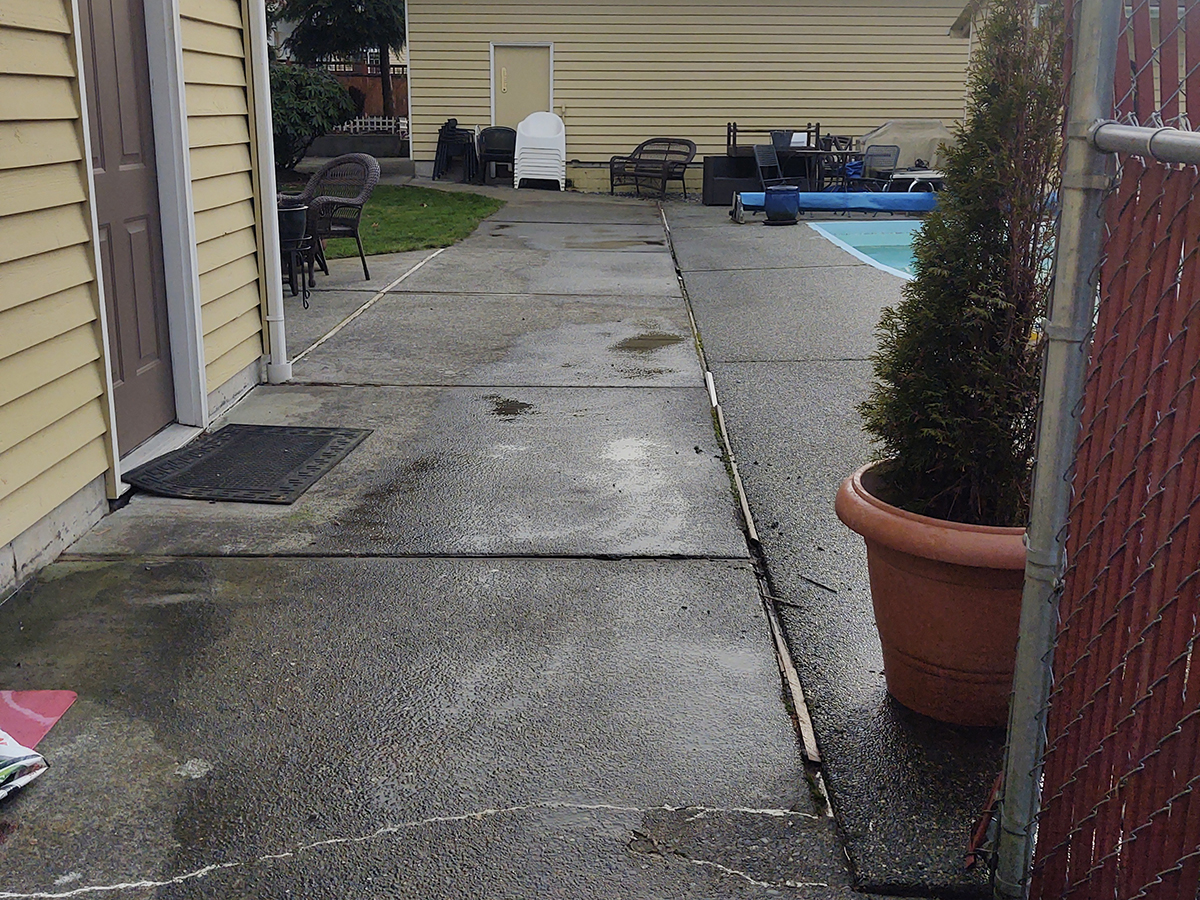 Concrete Raising for Pool Deck in Marysville | 1-866-SLABJACK